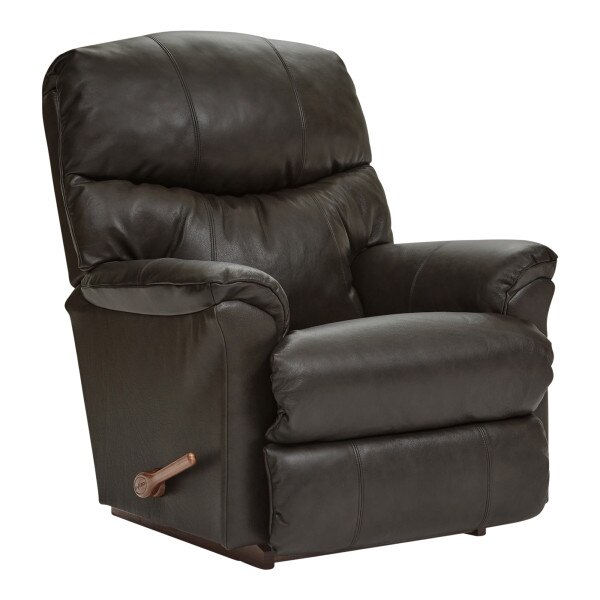 LARSON BROWN 100% LEATHER ROCKER RECLINER | Tepperman's