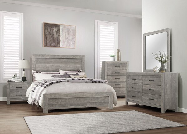 DIEGO GREY FULL 3 PIECE BED | Tepperman's