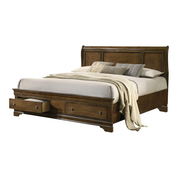 EVERETT QUEEN 3 PIECE STORAGE BED | Tepperman's
