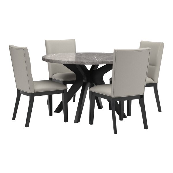 GLINARI TABLE AND 4 CHAIRS | Tepperman's