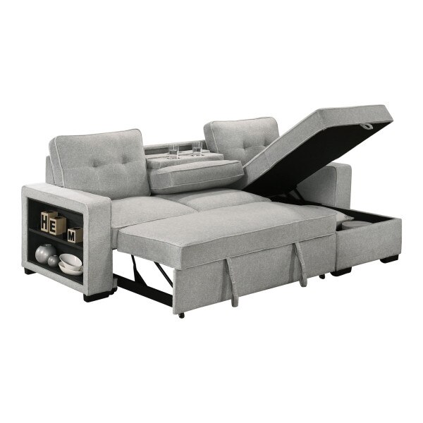 LENI 2PC POP-UP BED SOFA CHAISE | Tepperman's