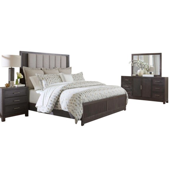 MODERN REED QUEEN 6 PIECE BEDROOM SET | Tepperman's