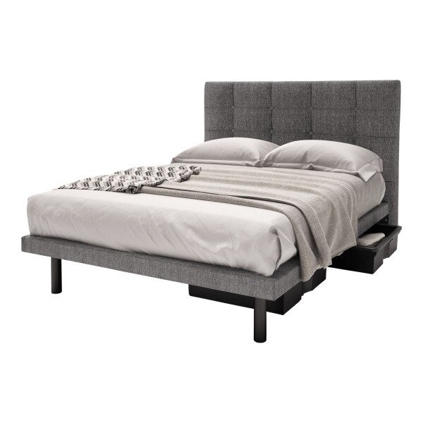 REFLEXX TWIN PLATFORM BASE ONLY W/USB - GREY | Tepperman's