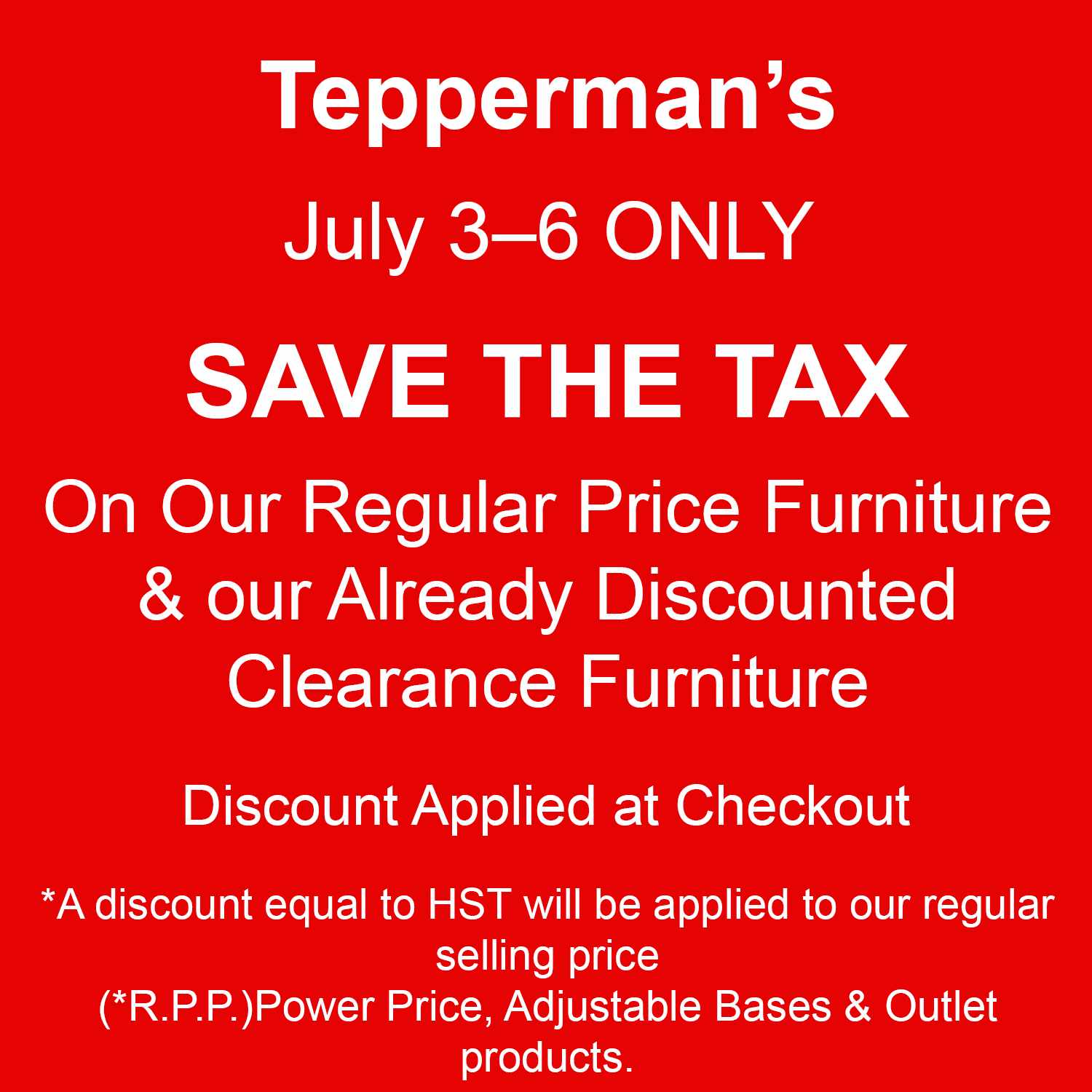 Tepperman's | Furniture, Appliances & Mattresses | Proudly Canadian ...